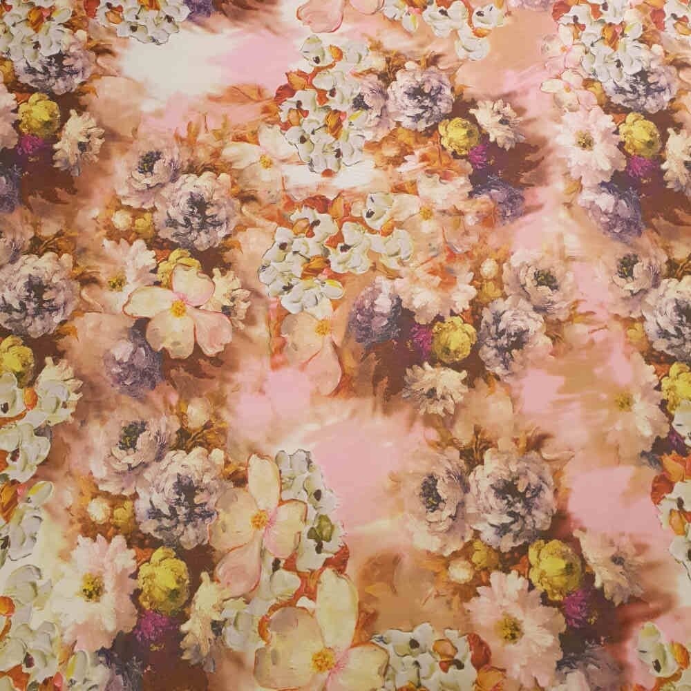 Printed Power Mesh – Floral | Curtain Dream