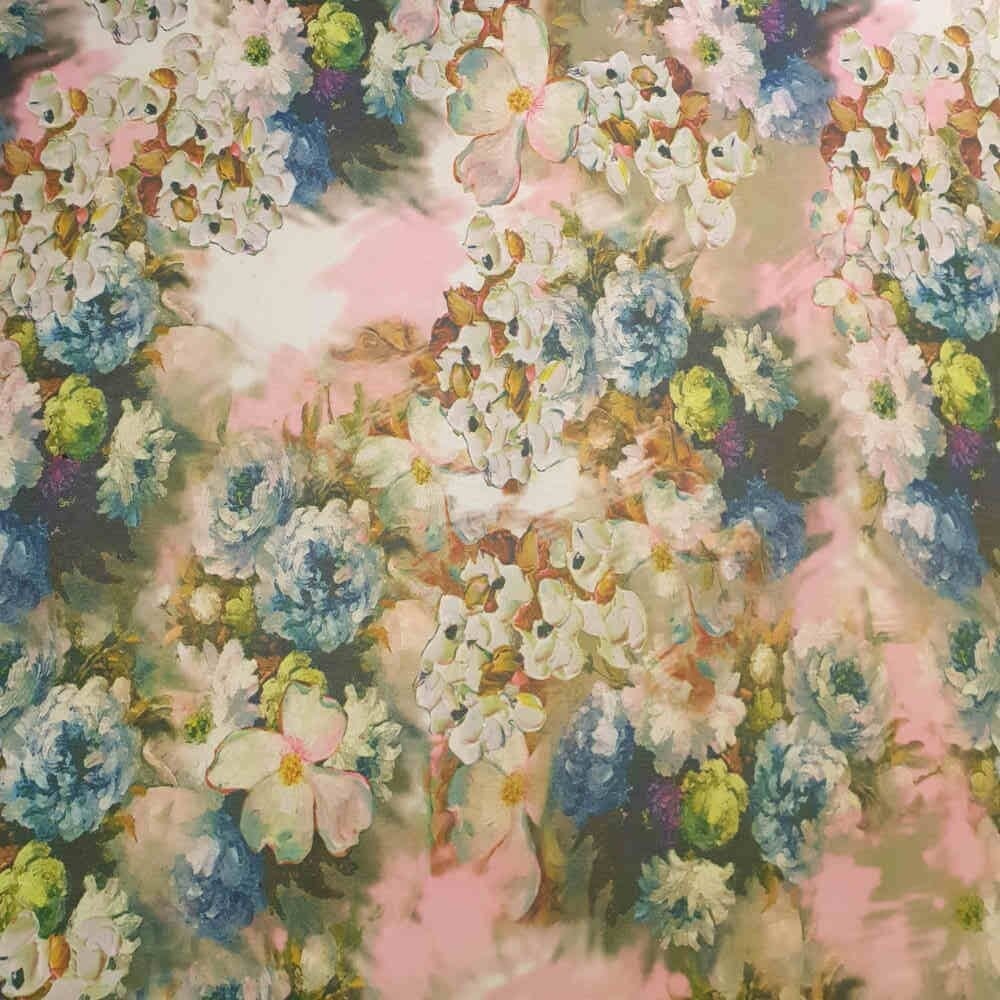 Printed Power Mesh – Floral | Curtain Dream