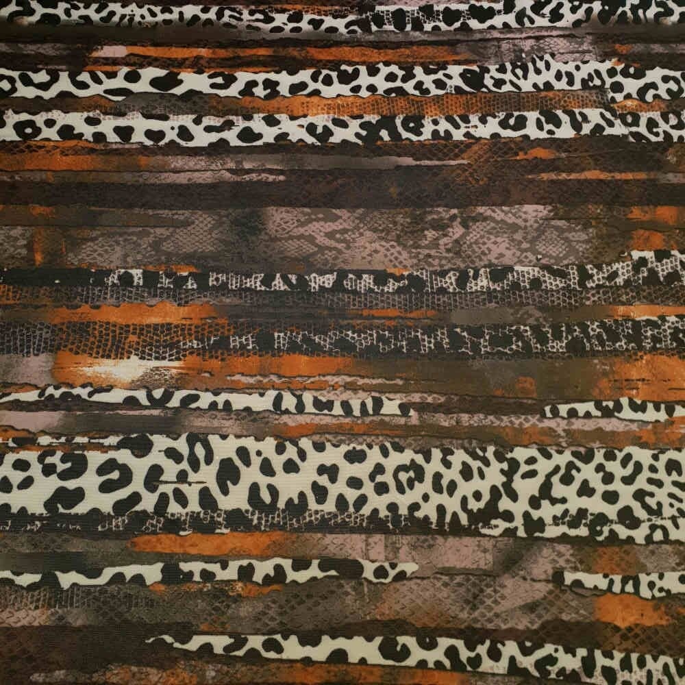 Superior Printed Power Mesh – Natural | Curtain Dream