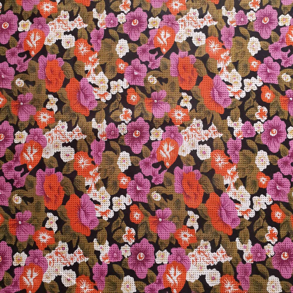 Printed Poly Cotton – Floral | Curtain Dream