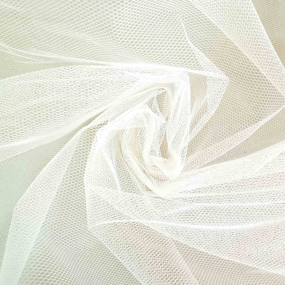 Nylon Hard Tulle – Ivory | Curtain Dream