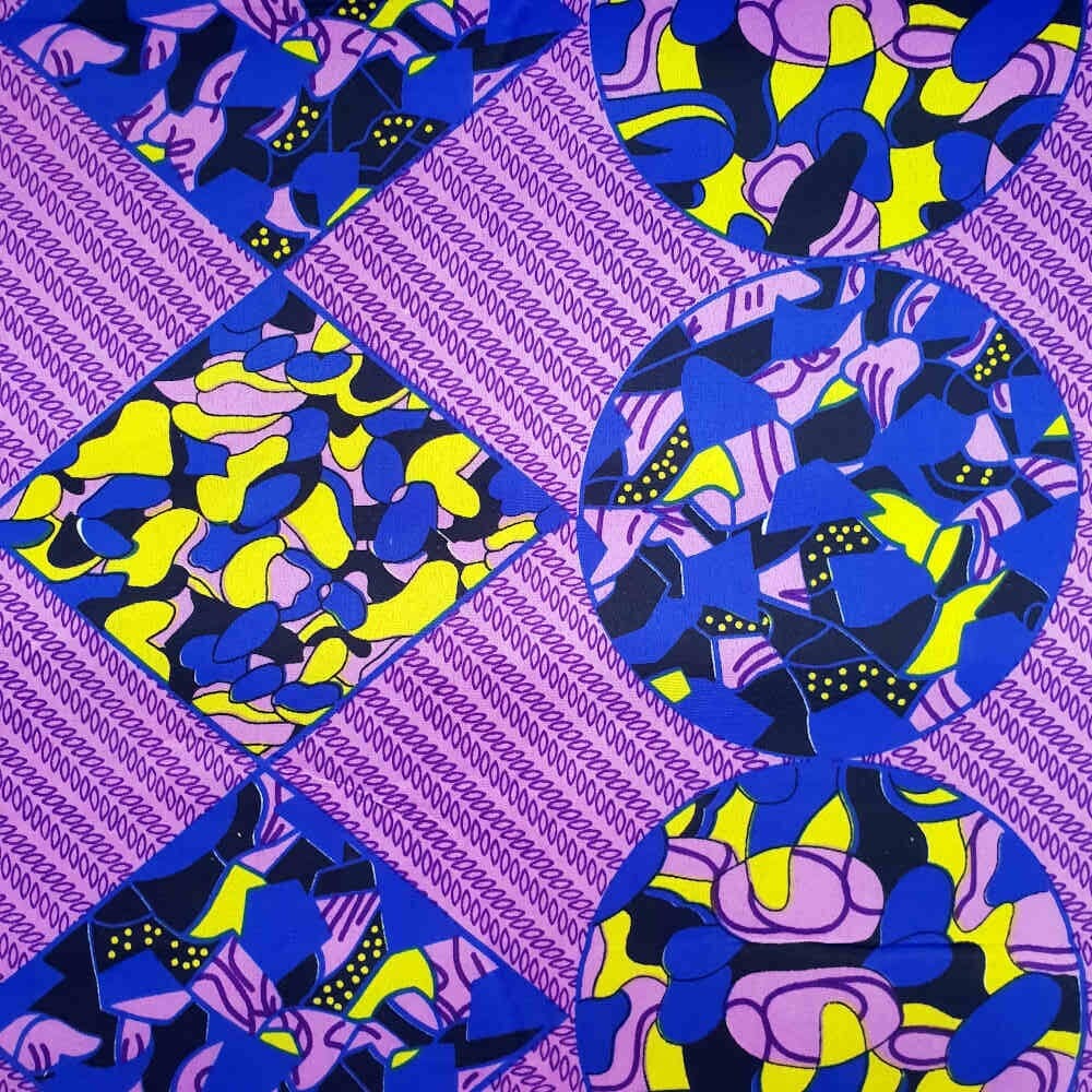 Printed Poly Cotton – Abstract | Curtain Dream