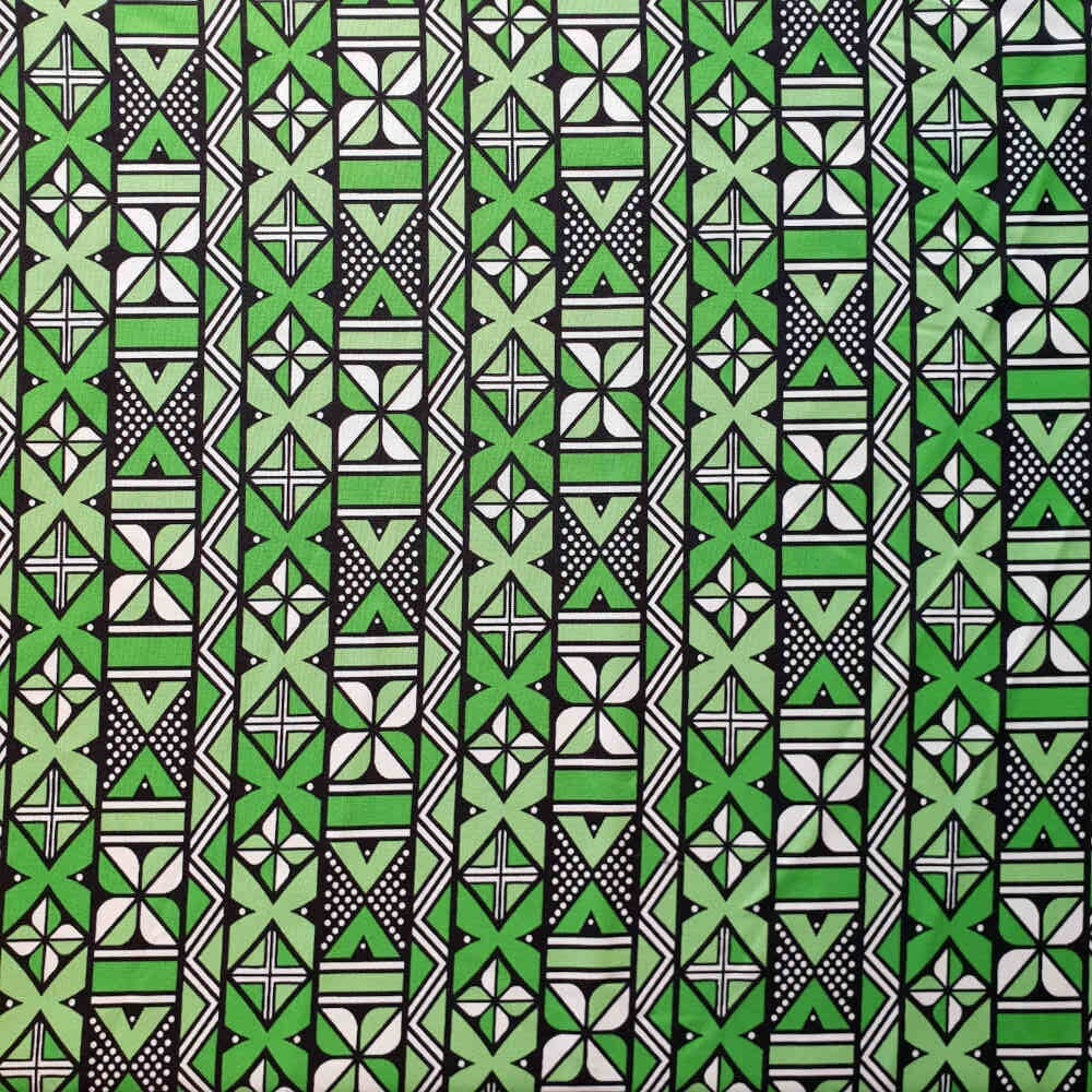 Printed Mini-Matt – Abstract – Green | Curtain Dream
