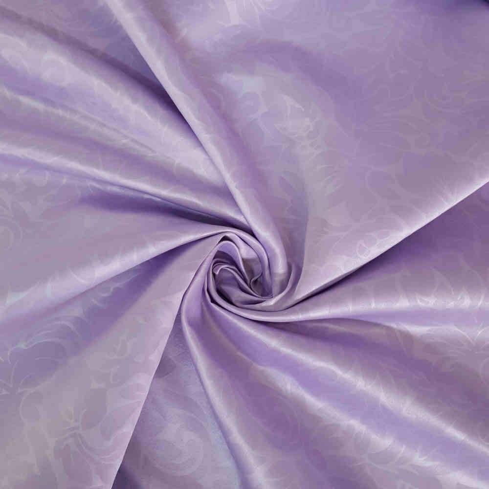 Embossed Duchess Satin – Lilac | Curtain Dream