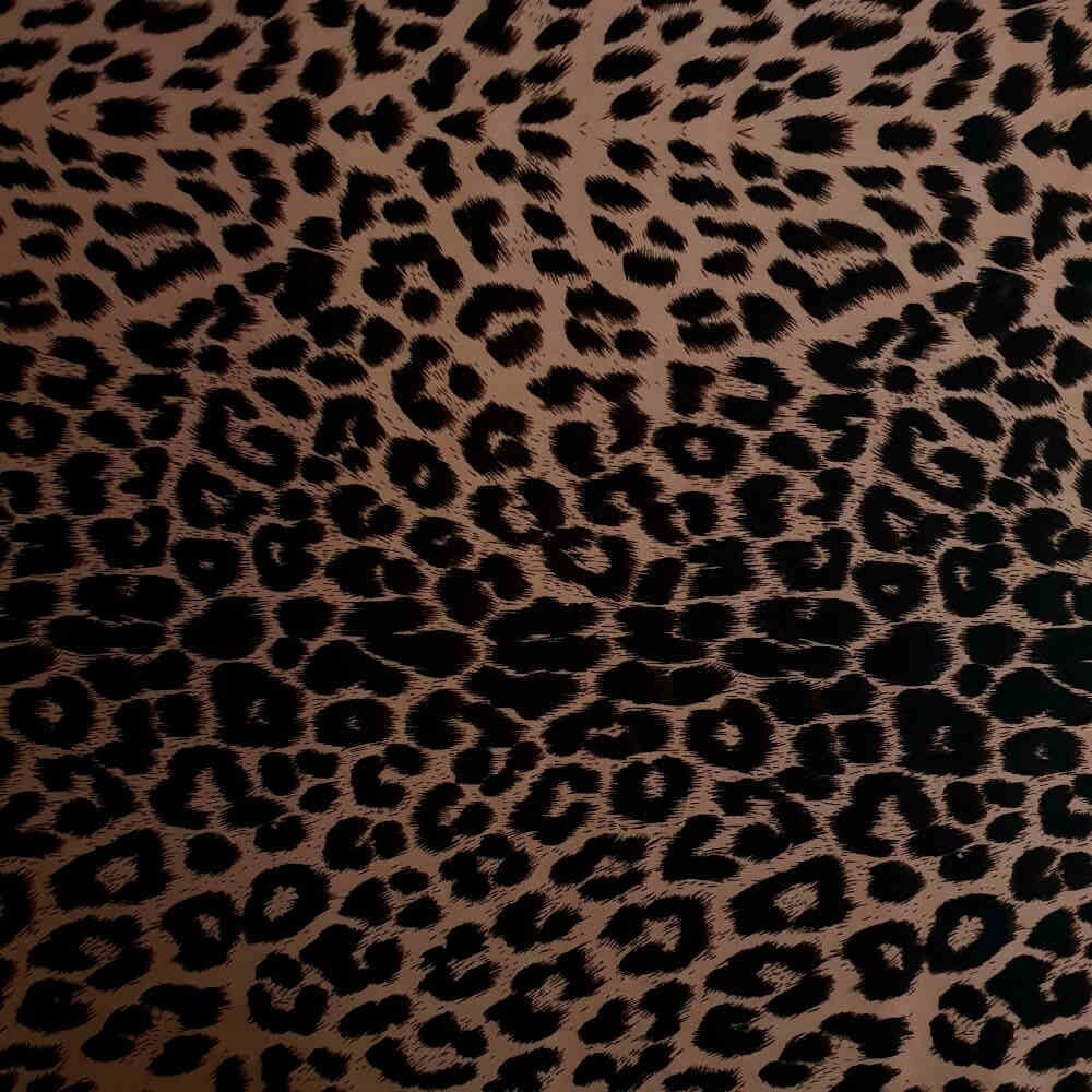 Printed Maserati – Leopard Print – Toast | Curtain Dream