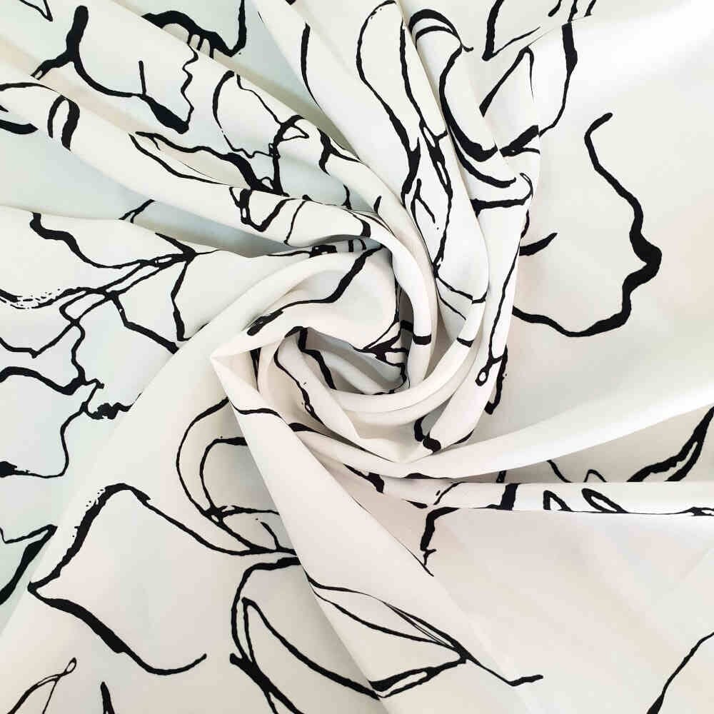 Printed Rayon Poplin – Floral | Curtain Dream