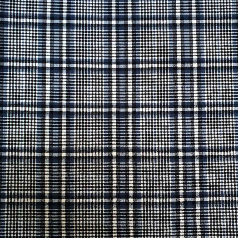 Printed Liverpool Crepe – Check – 6 | Curtain Dream