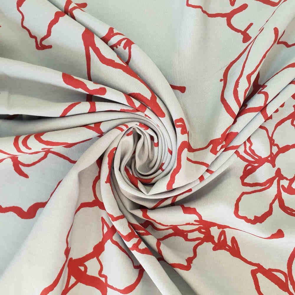 Printed Rayon Poplin – Floral | Curtain Dream