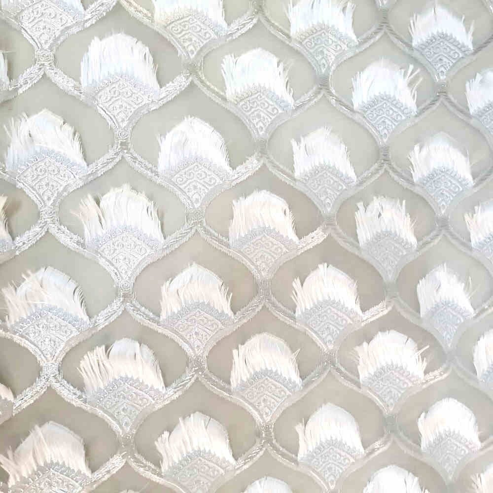 Brocade 12321 – White | Curtain Dream