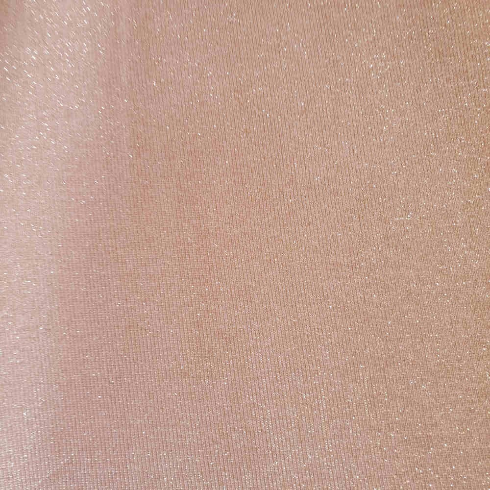 Sandwich Scuba Lurex – Rose Gold | Curtain Dream