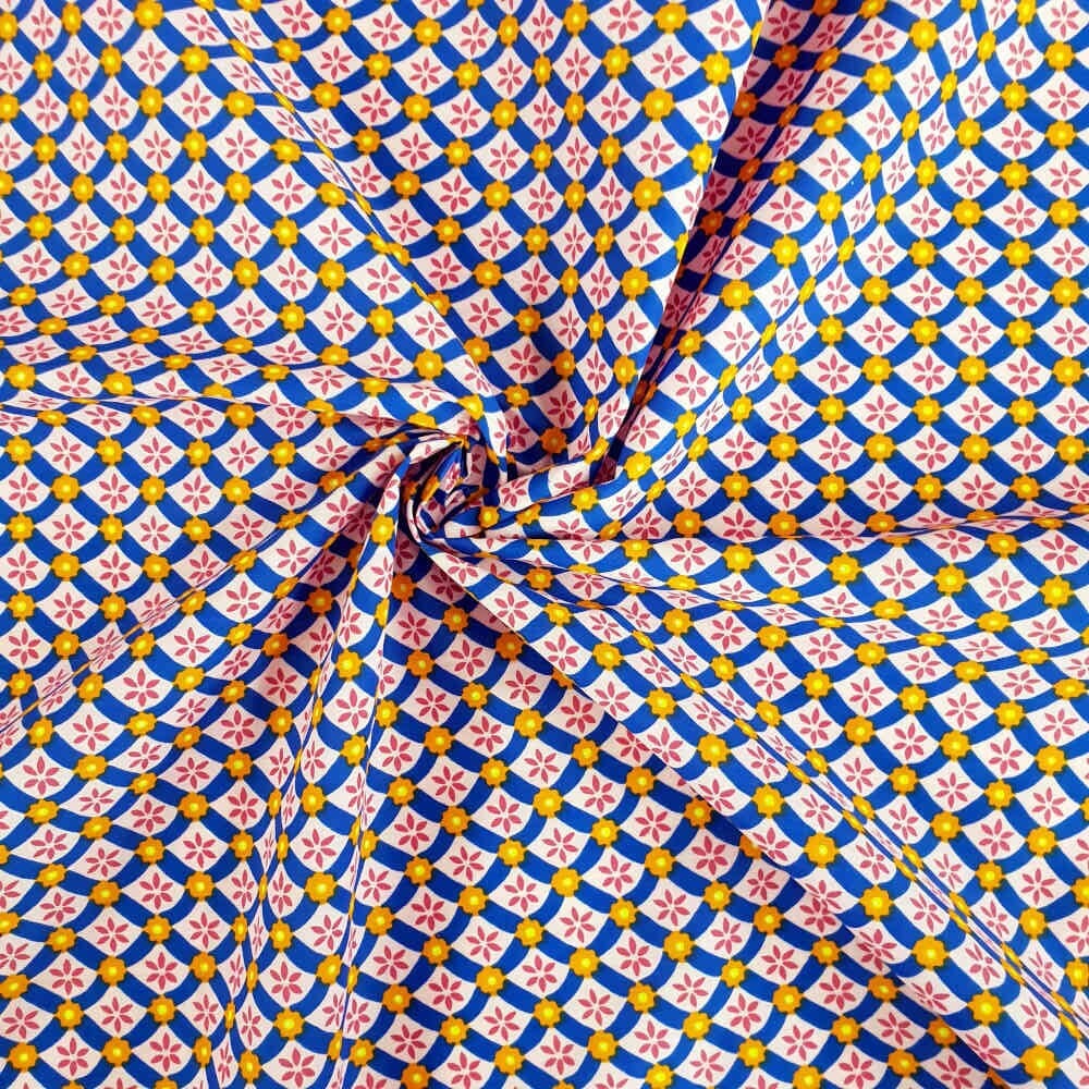 Printed Poly Cotton – Floral | Curtain Dream