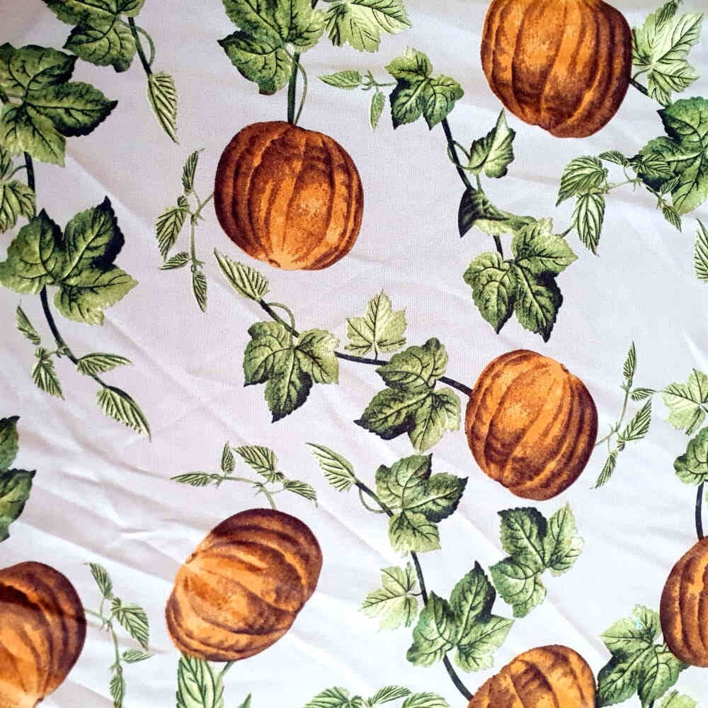 Printed Mini-Matt – Pumpkin – Grey | Curtain Dream