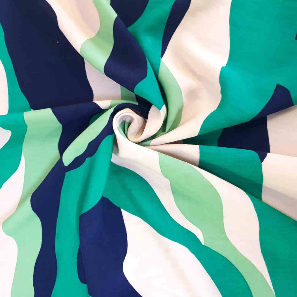 Printed Rayon Poplin – Abstract | Curtain Dream