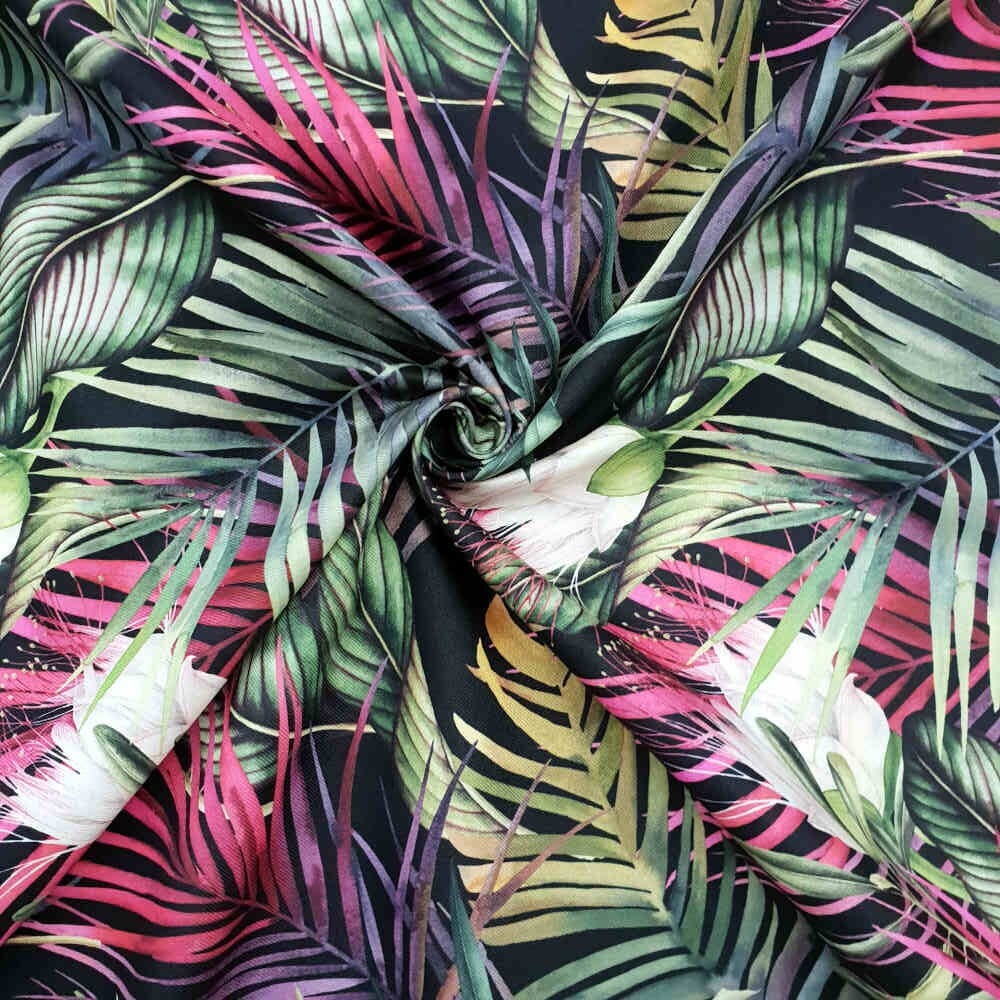 Rpet Eco-Friendly Canvas – Palm Groove | Curtain Dream