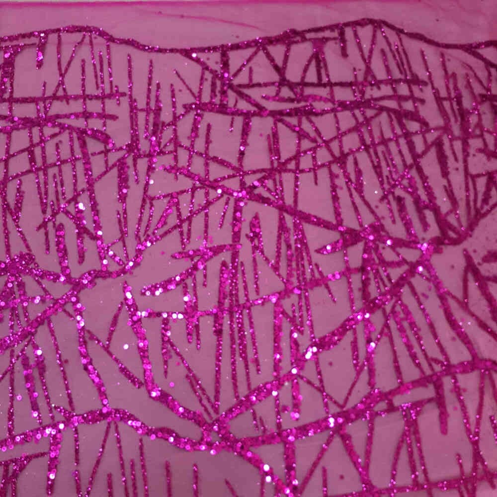Caviar Tulle – Cerise Pink | Curtain Dream