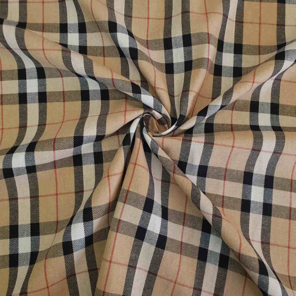 Assorted Winter Checks – Brown | Curtain Dream