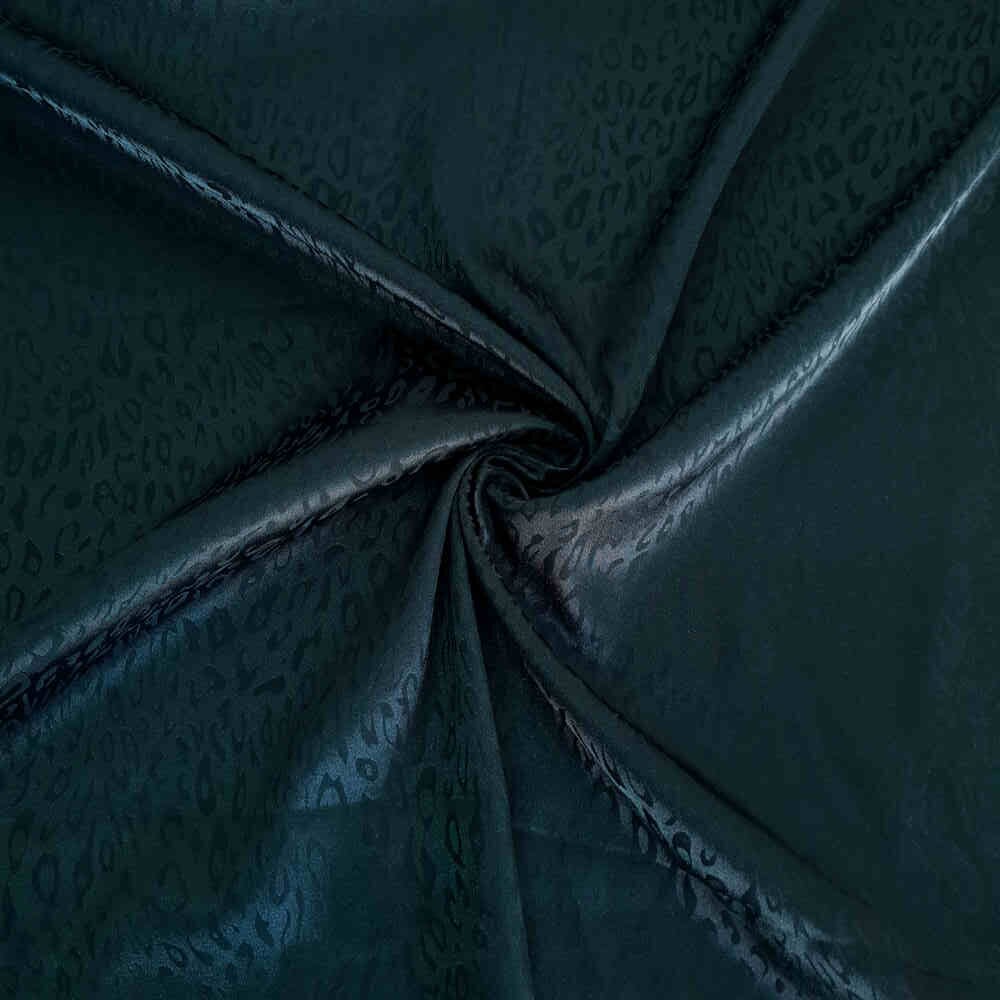 Embossed Satin – Bottle Green | Curtain Dream
