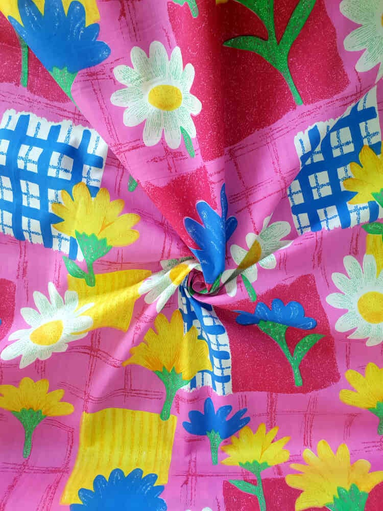 Printed Poly Cotton – Floral | Curtain Dream