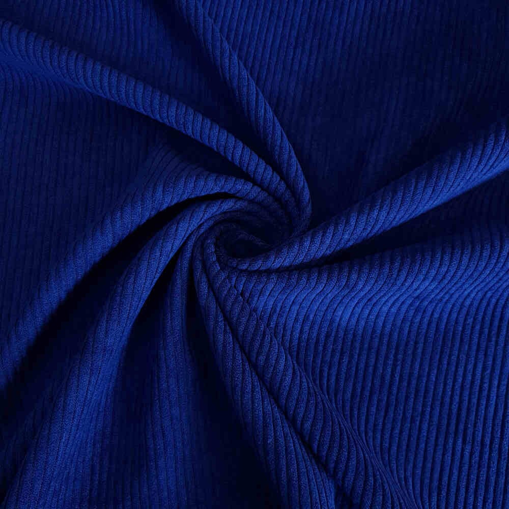 Corduroy Navy Blue Curtain Dream