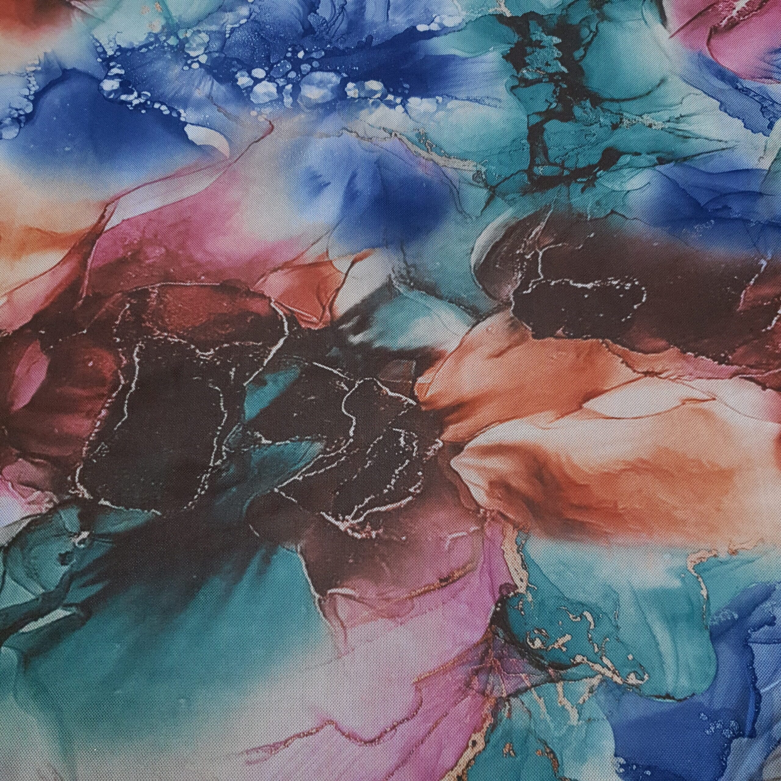 Printed Power Mesh – Abstract | Curtain Dream