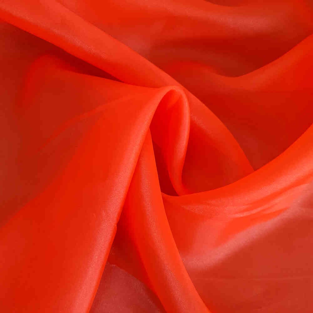 Organdy Satin – Orange | Curtain Dream