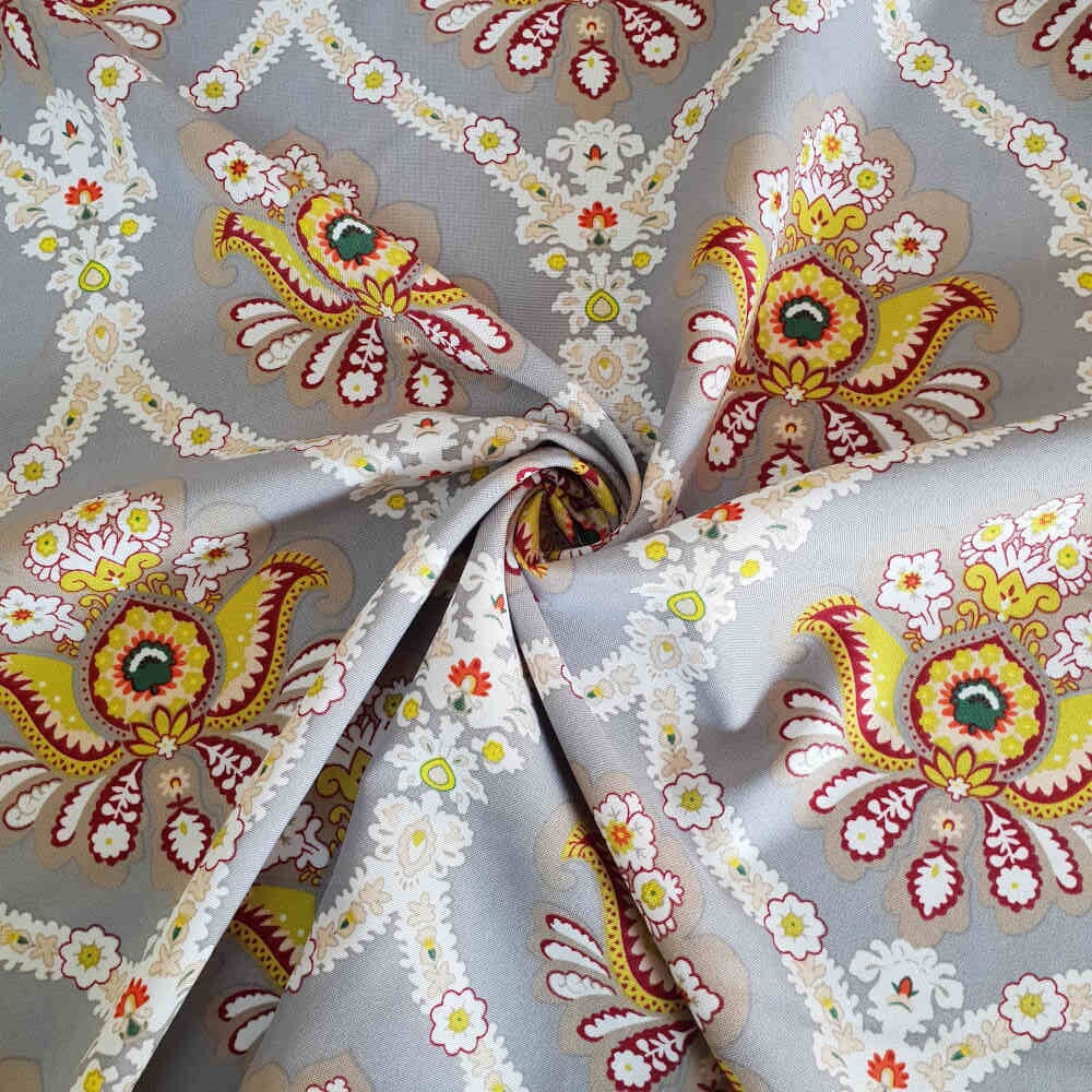 Printed Mini-Matt – Bohemian – Grey | Curtain Dream