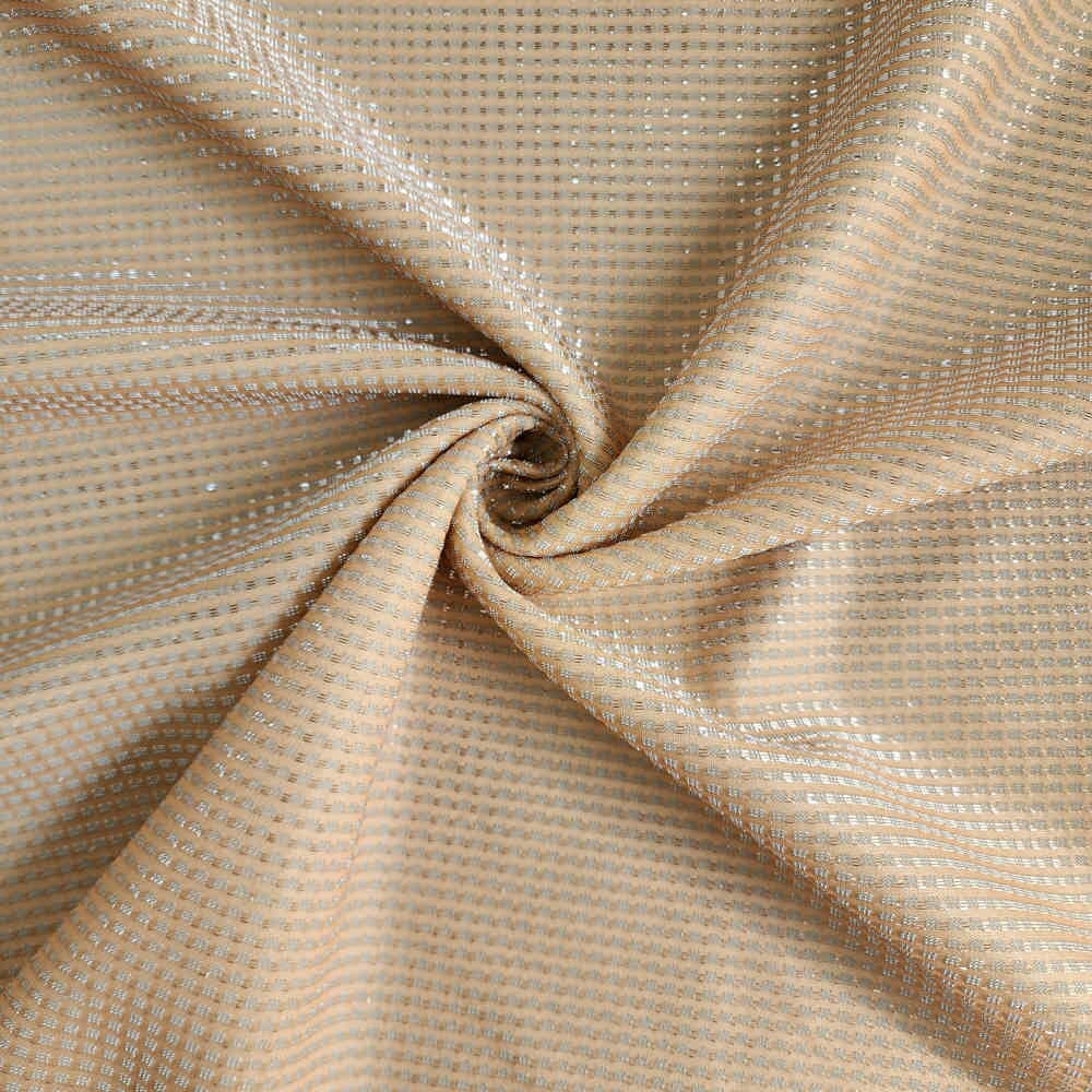 Sandwich Scuba Lurex Tiffany – Beige | Curtain Dream