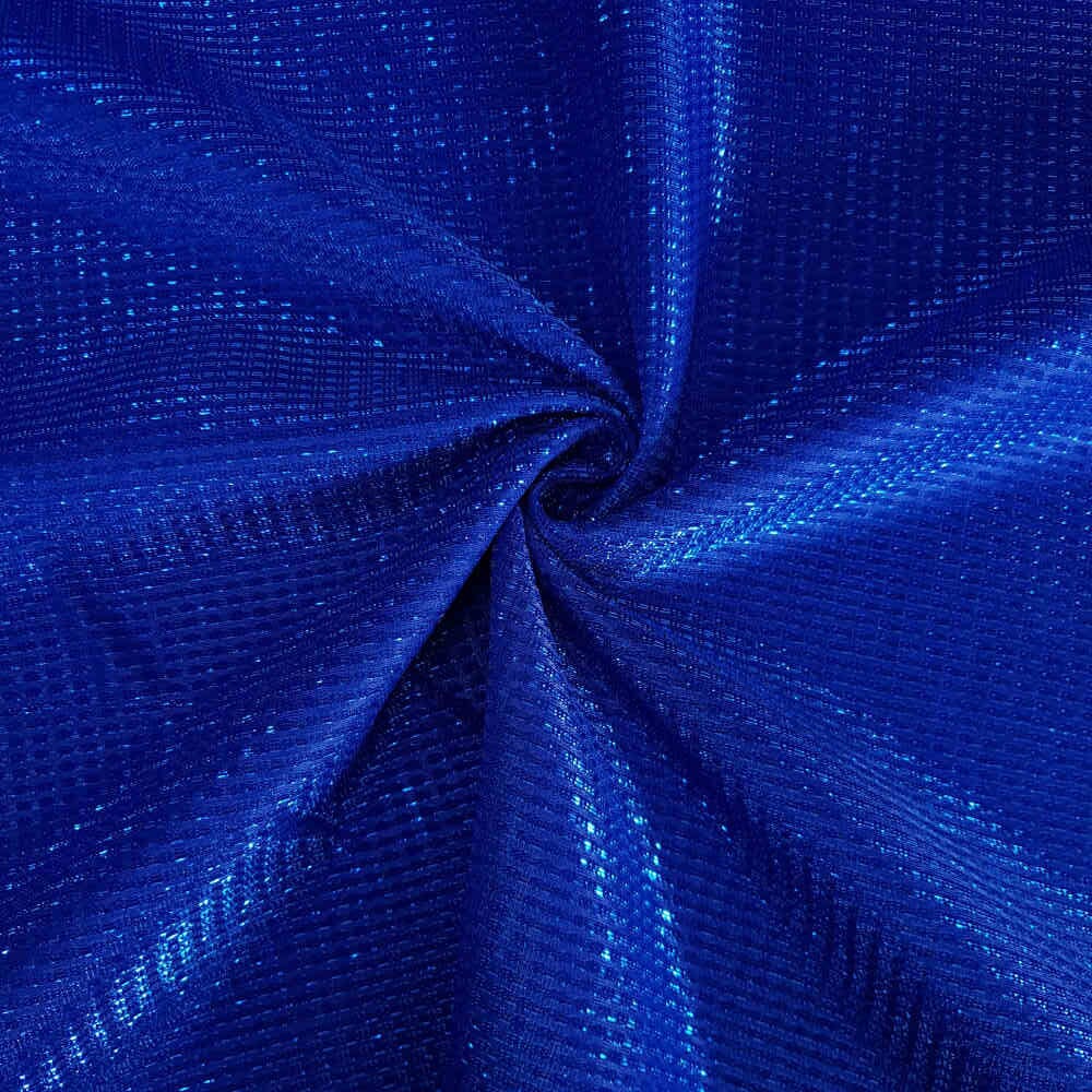 Sandwich Scuba Lurex – Royal Blue | Curtain Dream