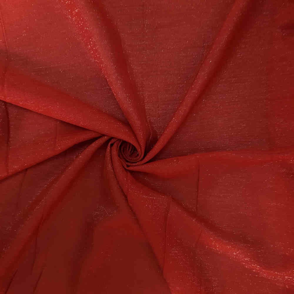 Yoryu Metallic Chiffon – Rust | Curtain Dream
