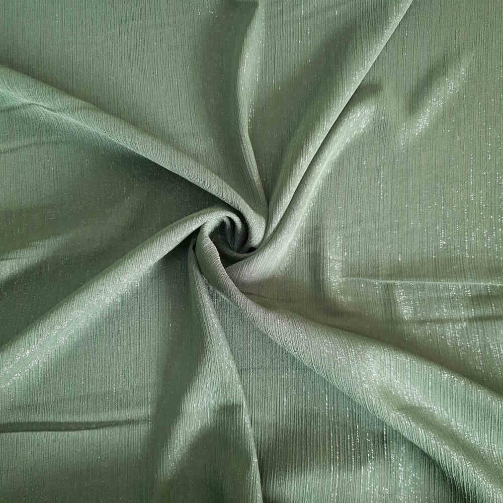 Yoryu Metallic Chiffon – Olive | Curtain Dream