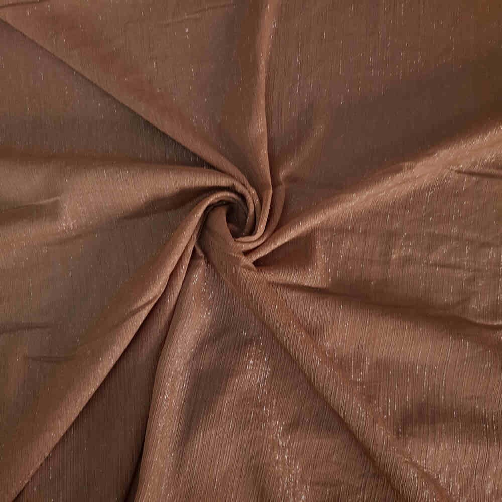 Yoryu Metallic Chiffon – Fawn | Curtain Dream