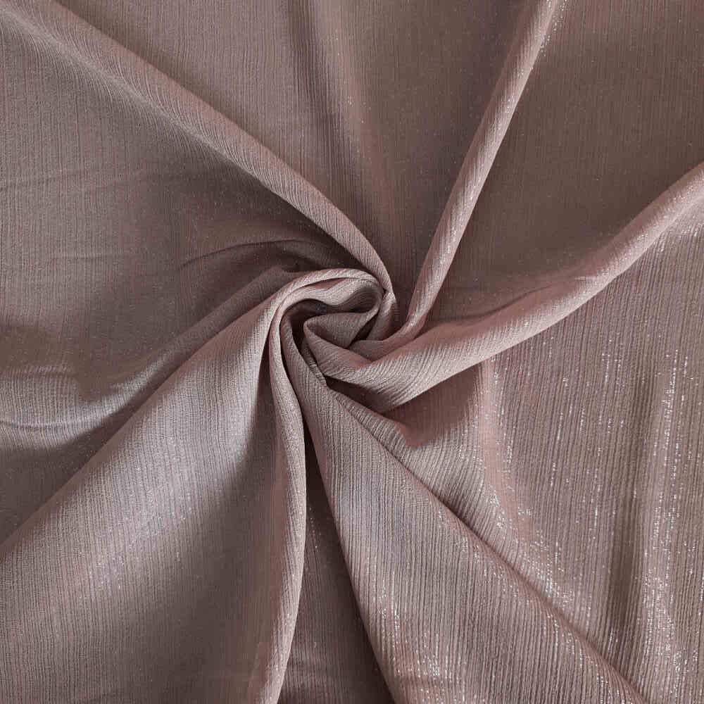Yoryu Metallic Chiffon – Mushroom | Curtain Dream