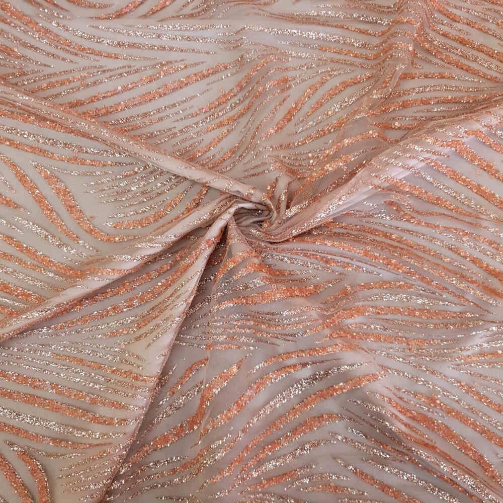 Zaria Crystal Tulle – Beige | Curtain Dream