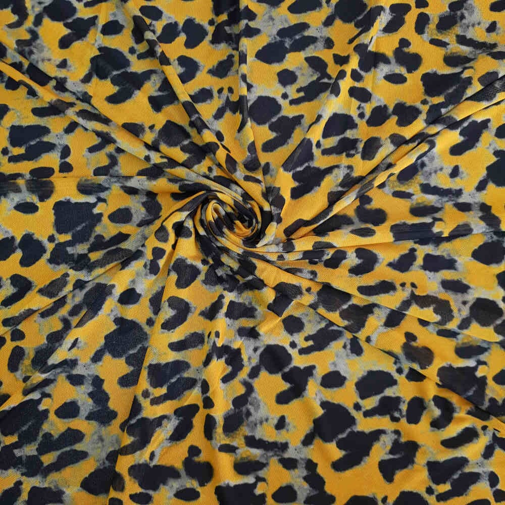 Printed Power Mesh – Animal Print | Curtain Dream