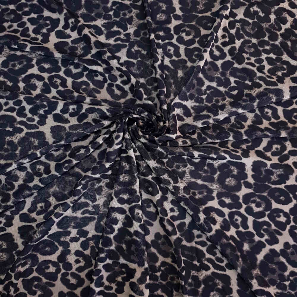 Printed Power Mesh – Animal Print | Curtain Dream