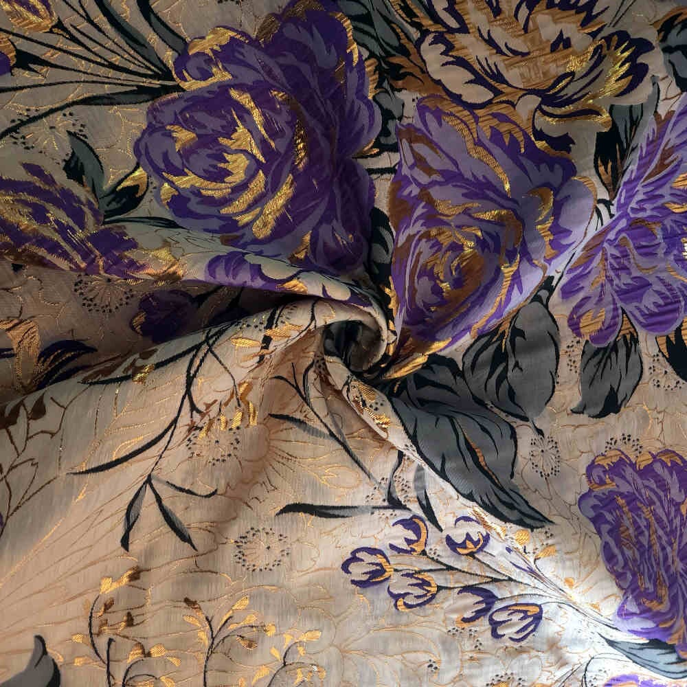 Ethnic Brocade – Purple | Curtain Dream