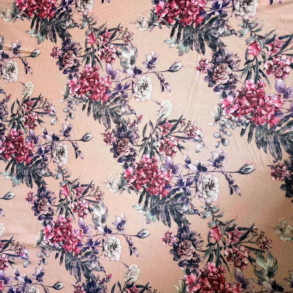 Printed Power Mesh – Floral | Curtain Dream