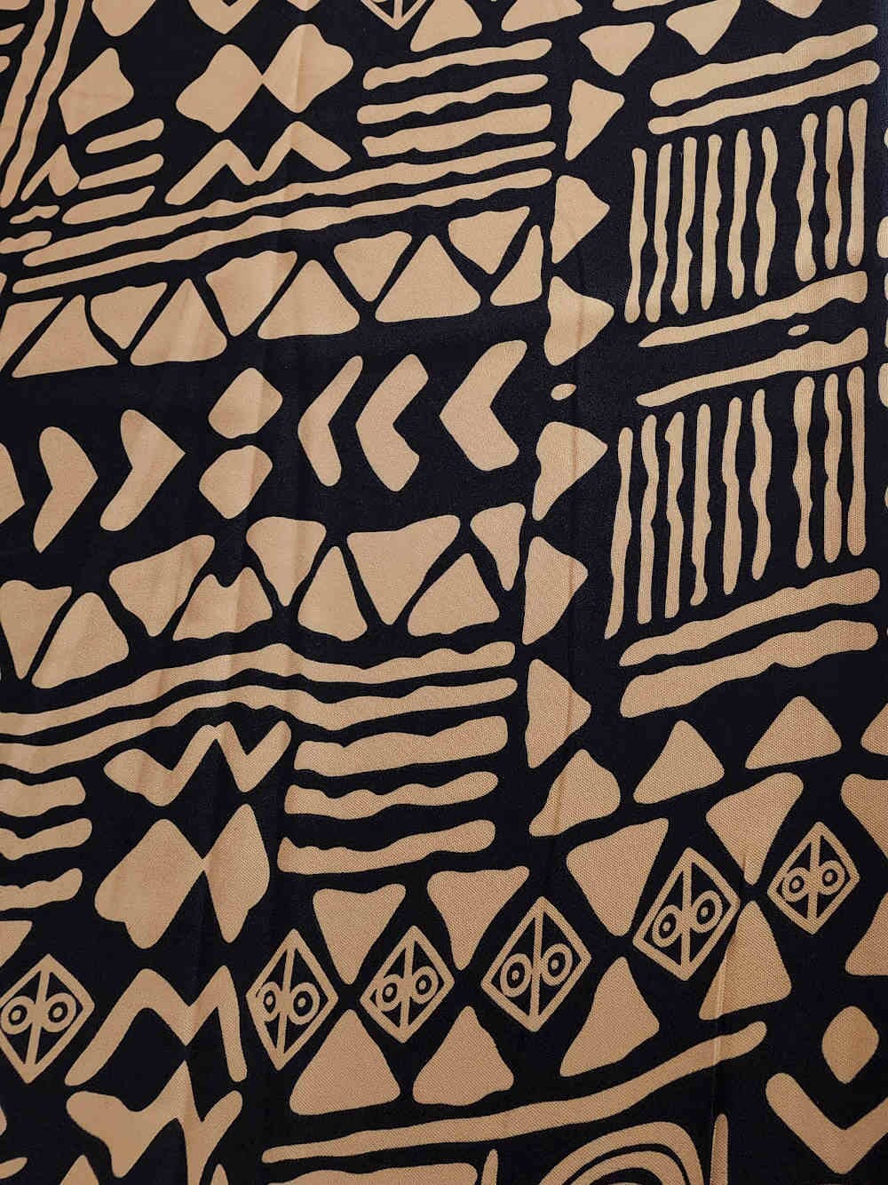 Printed Mini-Matt – Abstract – Beige | Curtain Dream