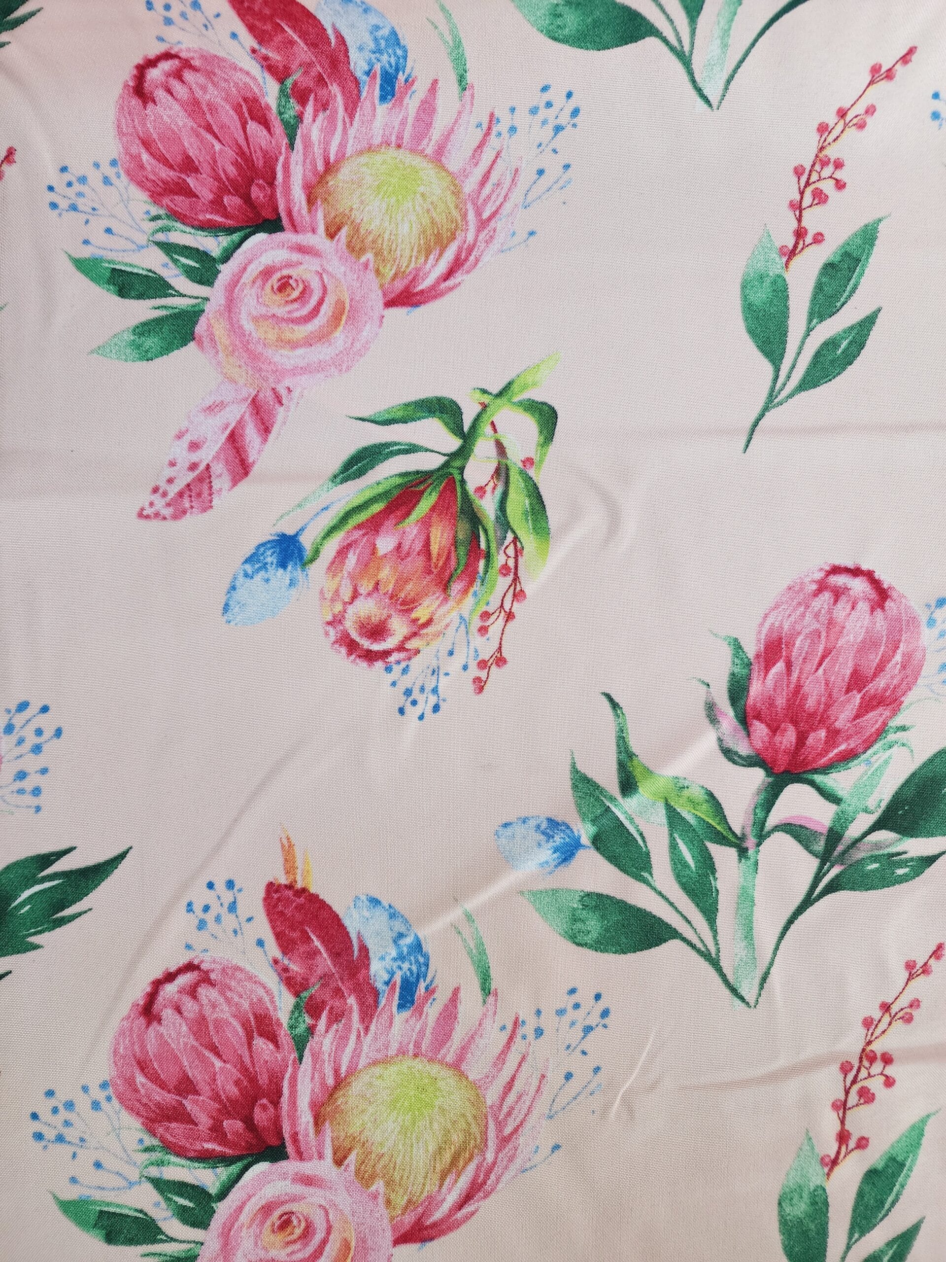 Printed Mini-Matt – Protea – Baby Pink | Curtain Dream