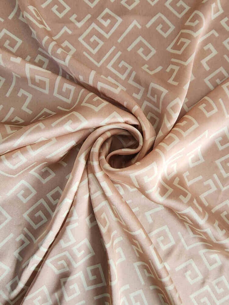 Printed Georgette Satin Finish – Stone | Curtain Dream
