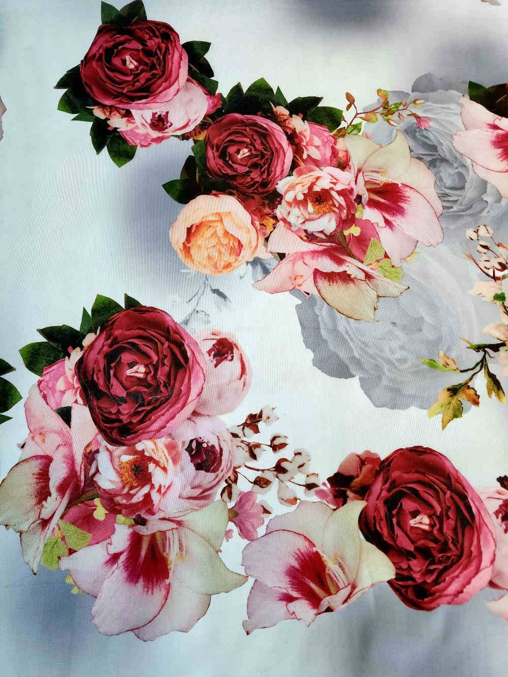 Printed Organdy Satin | Curtain Dream