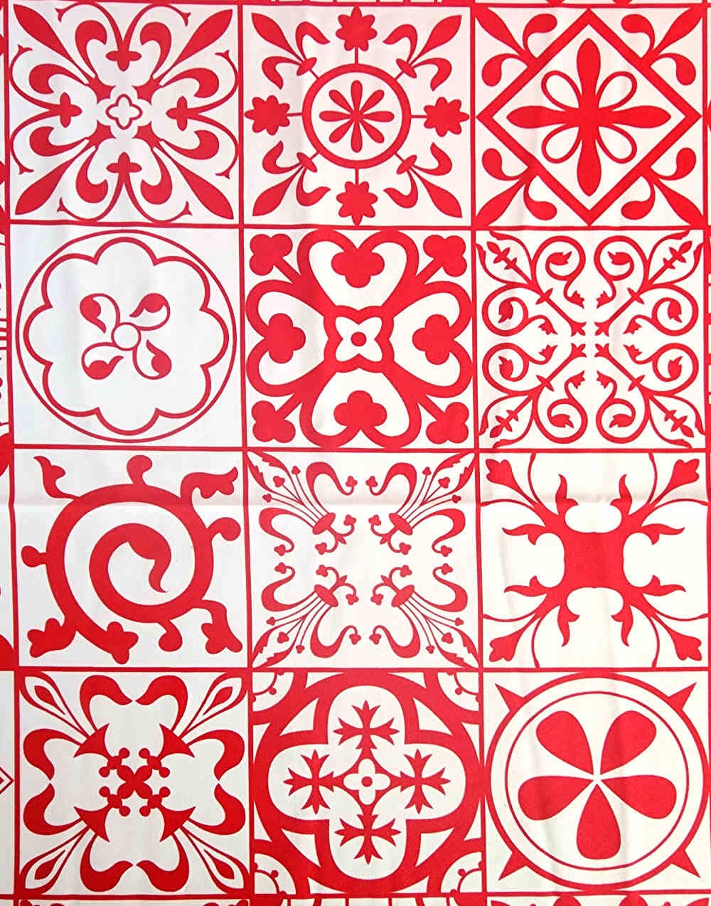 Printed Mini-Matt – Abstract – Red | Curtain Dream