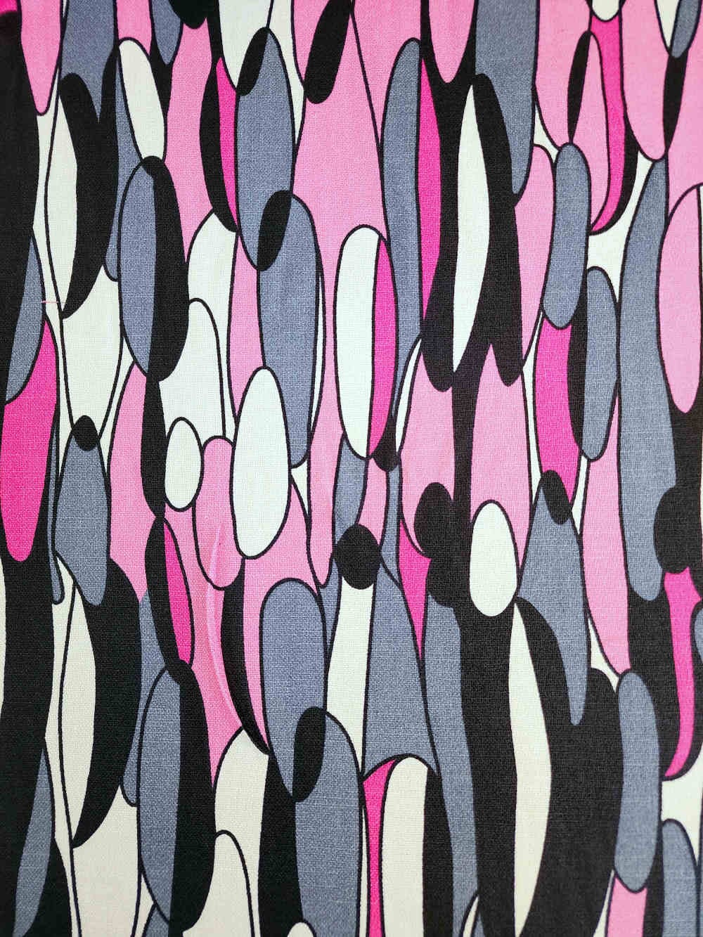 Imported Printed Linen – Baby Pink | Curtain Dream