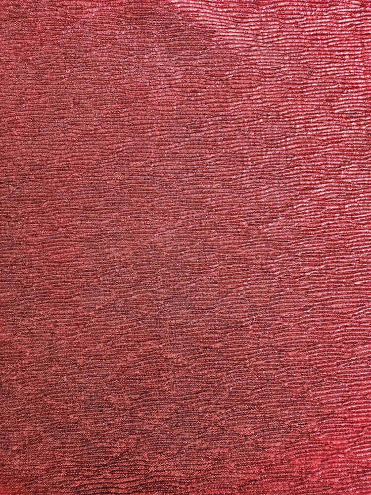 Pleated Plisse Lame Satin – Red | Curtain Dream