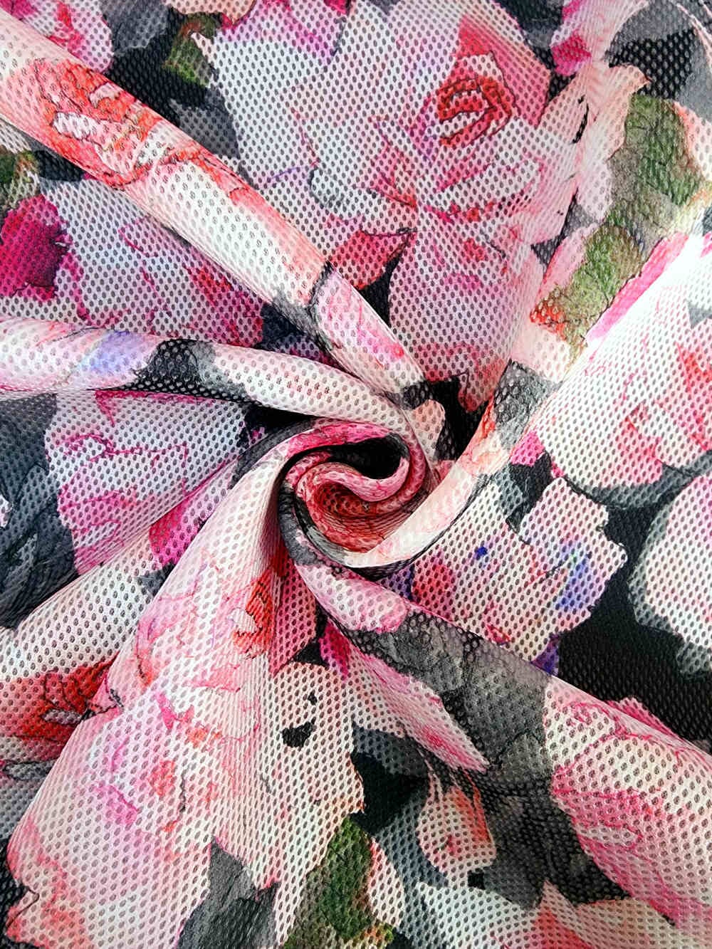 Printed Airtech Mesh – Floral | Curtain Dream