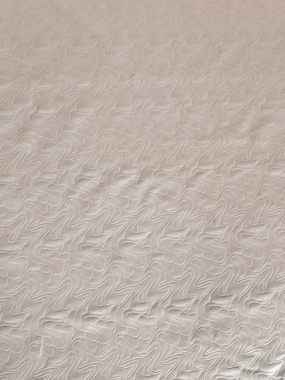 Embossed Duchess Satin – Peach | Curtain Dream