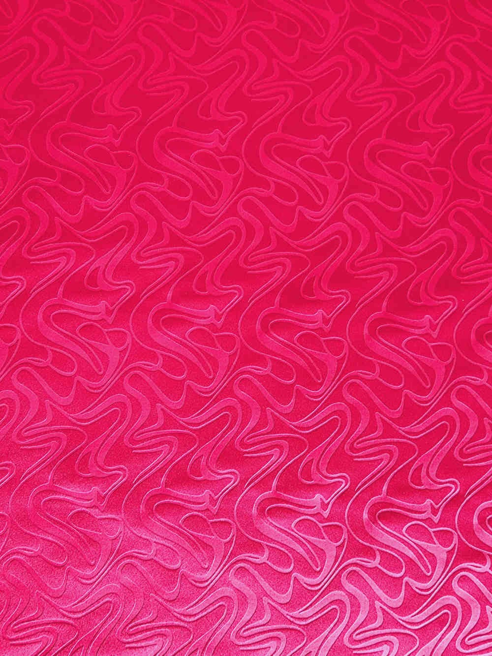 Embossed Duchess Satin – Red | Curtain Dream