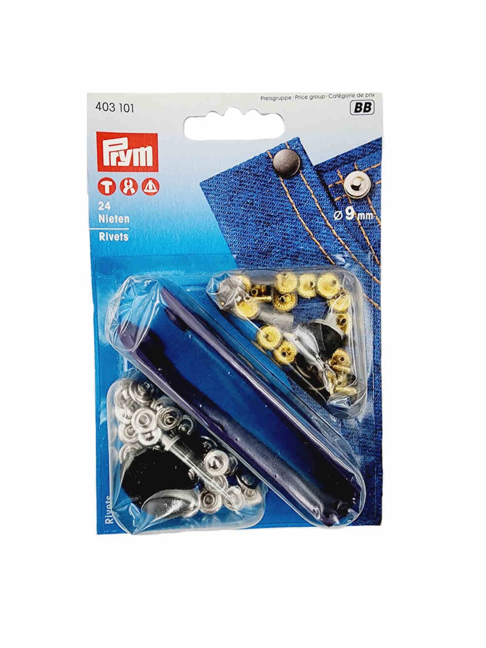 Prym Tubular Rivets – 9mm | Curtain Dream