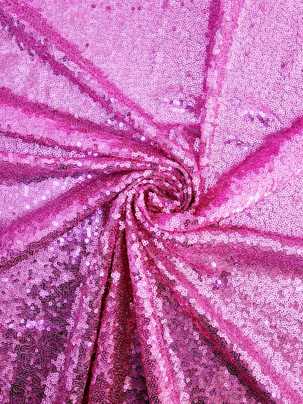 Sequins Spangle Mesh – Sweet Pink | Curtain Dream