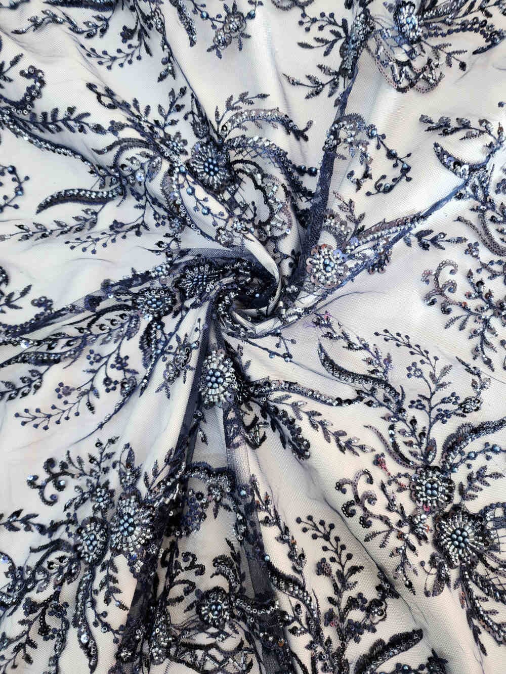 Embroidered Tulle (Jh22-46) – Blue | Curtain Dream